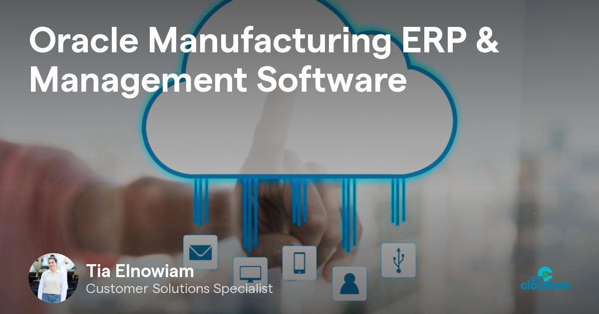 Oracle Manufacturing ERP & Management Software - TheCloudors